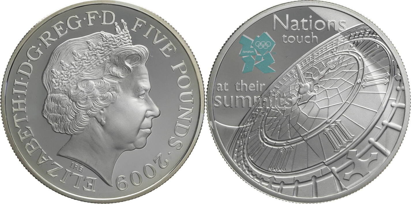 Großbritannien 5 Pounds 2009 A Celebration of Britain: The Mind series ...