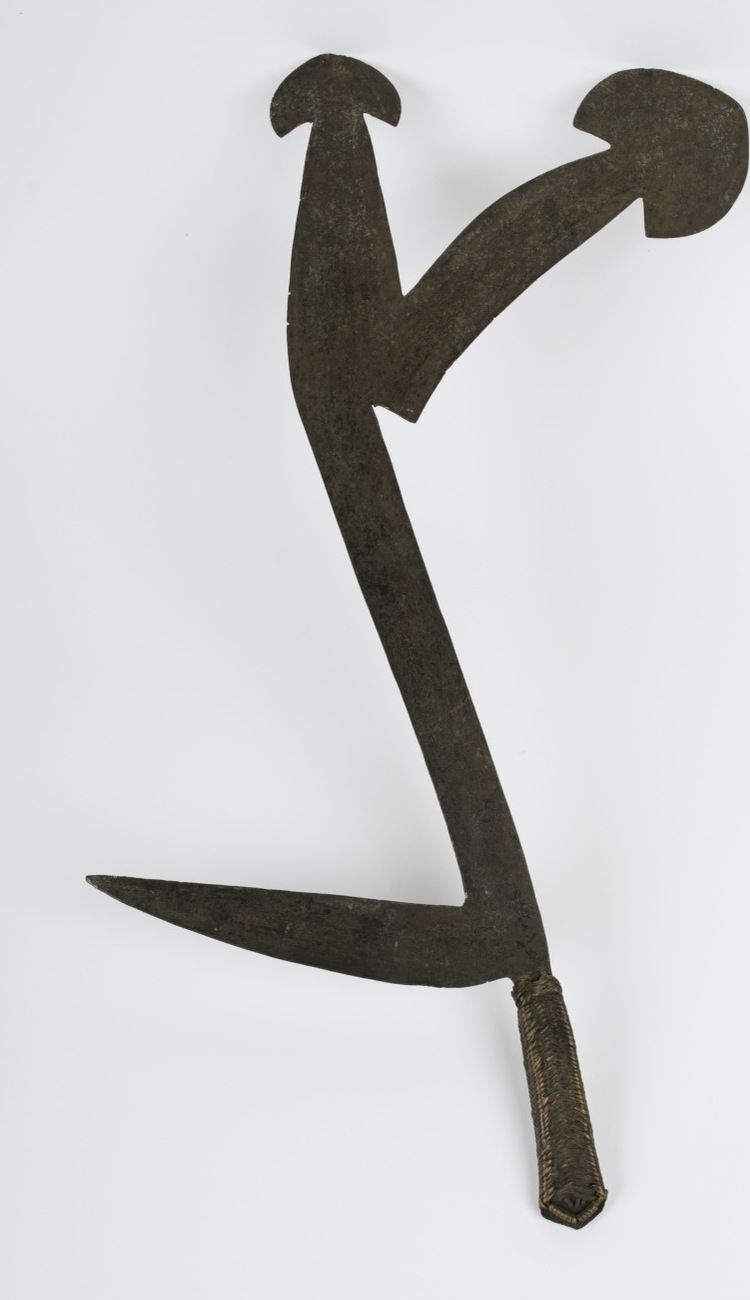 Kongo/Südsudan Shongo 18-19. Jh. Wurfmesser-Geld, seltene Y-Form des ...