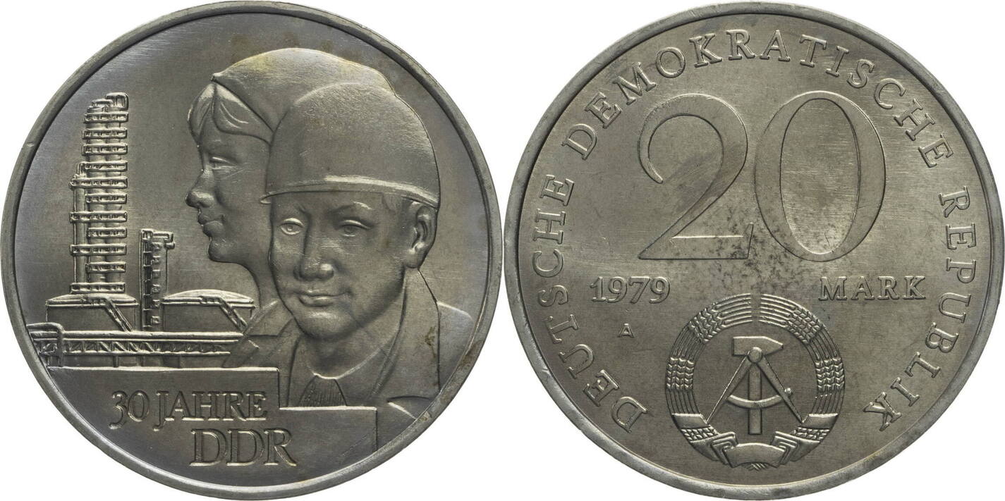20 Mark 1979 30 Jahre DDR ss-vz | MA-Shops