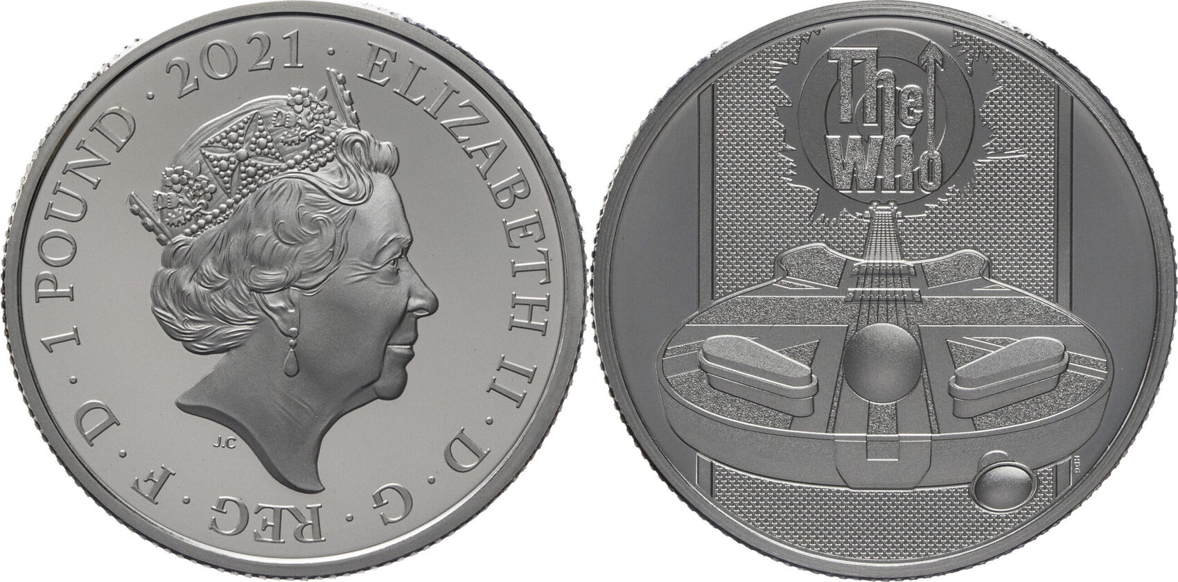 Großbritannien 1 Pfund 2021 Elizabeth II. (1952-2022) - The Who PP | MA ...