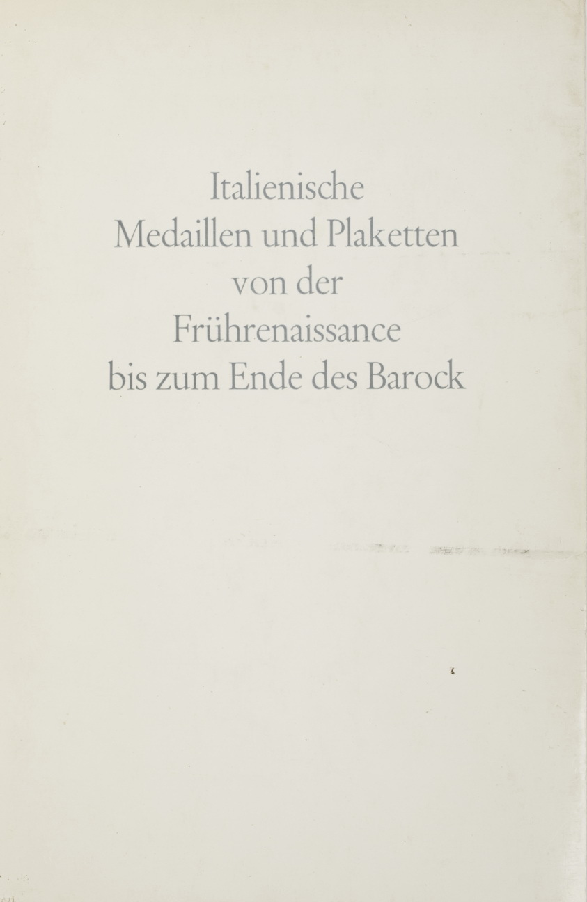 Köln 1966 Franco Panvini Rosati - Italienische Medaillen und Plaketten ...