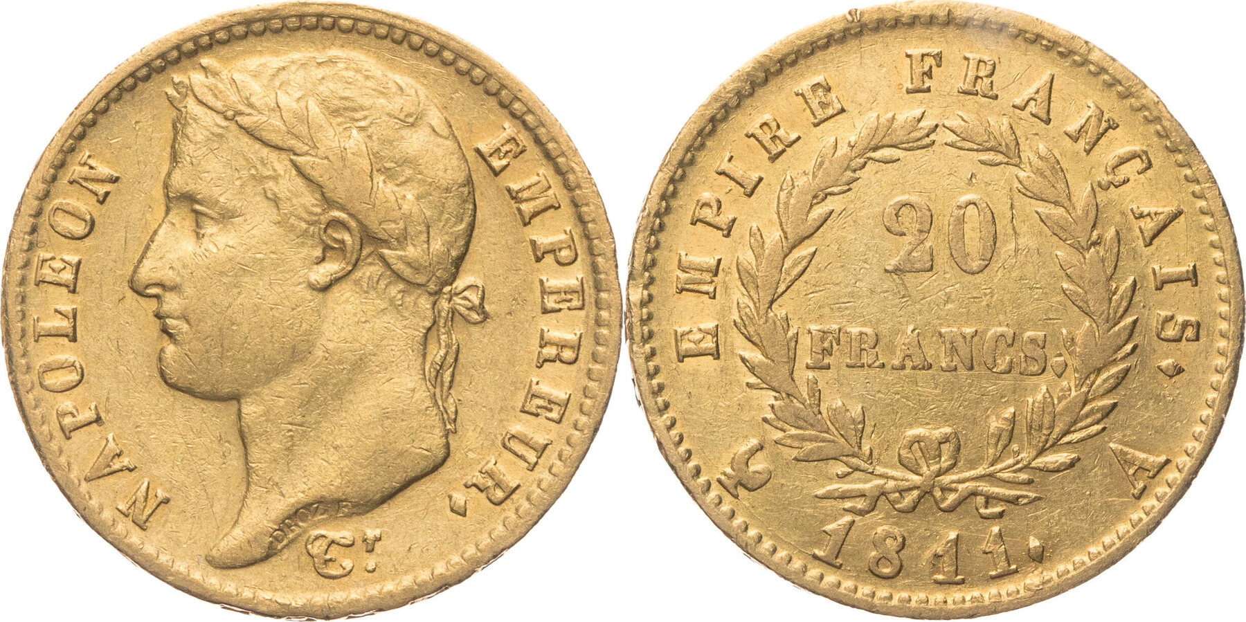 Frankreich 20 Francs 1811 A Napoleon I. (1804-1814, 1815) ss | MA-Shops