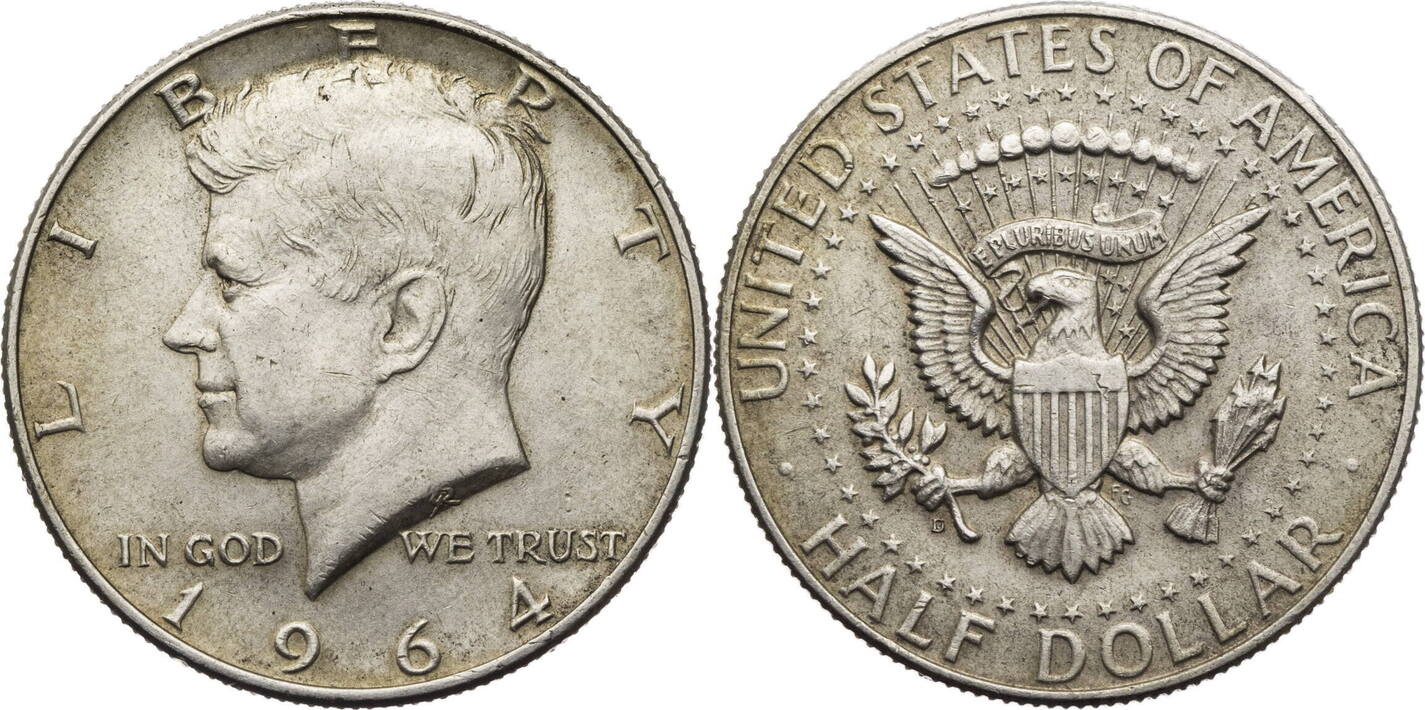 USA 1964 Half Dollar Kennedy ss-vz | MA-Shops