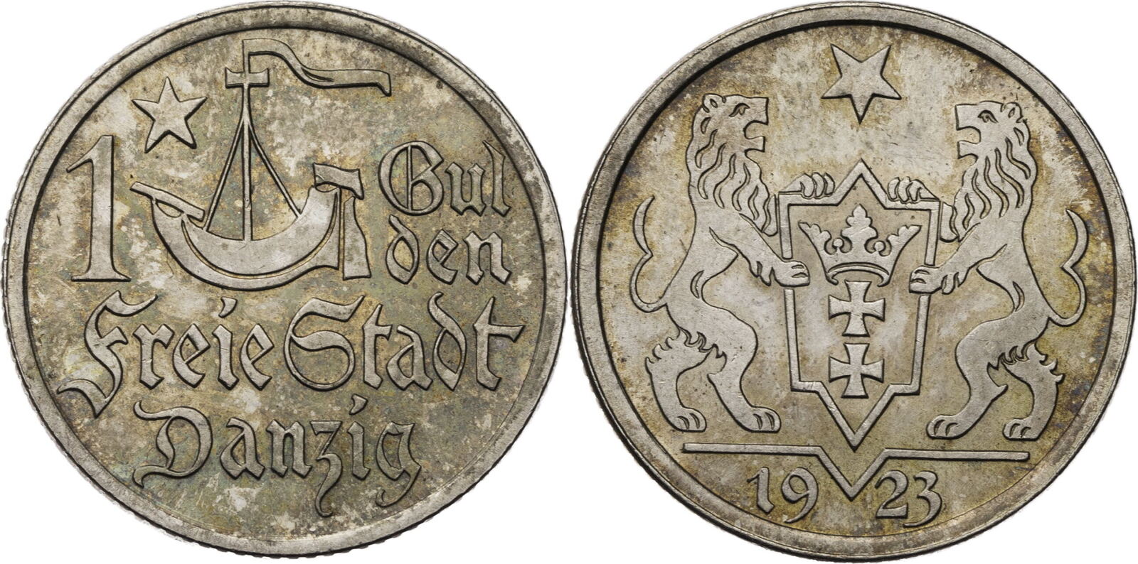 Danzig 1 Gulden 1923 (A) Kursmünze vz | MA-Shops