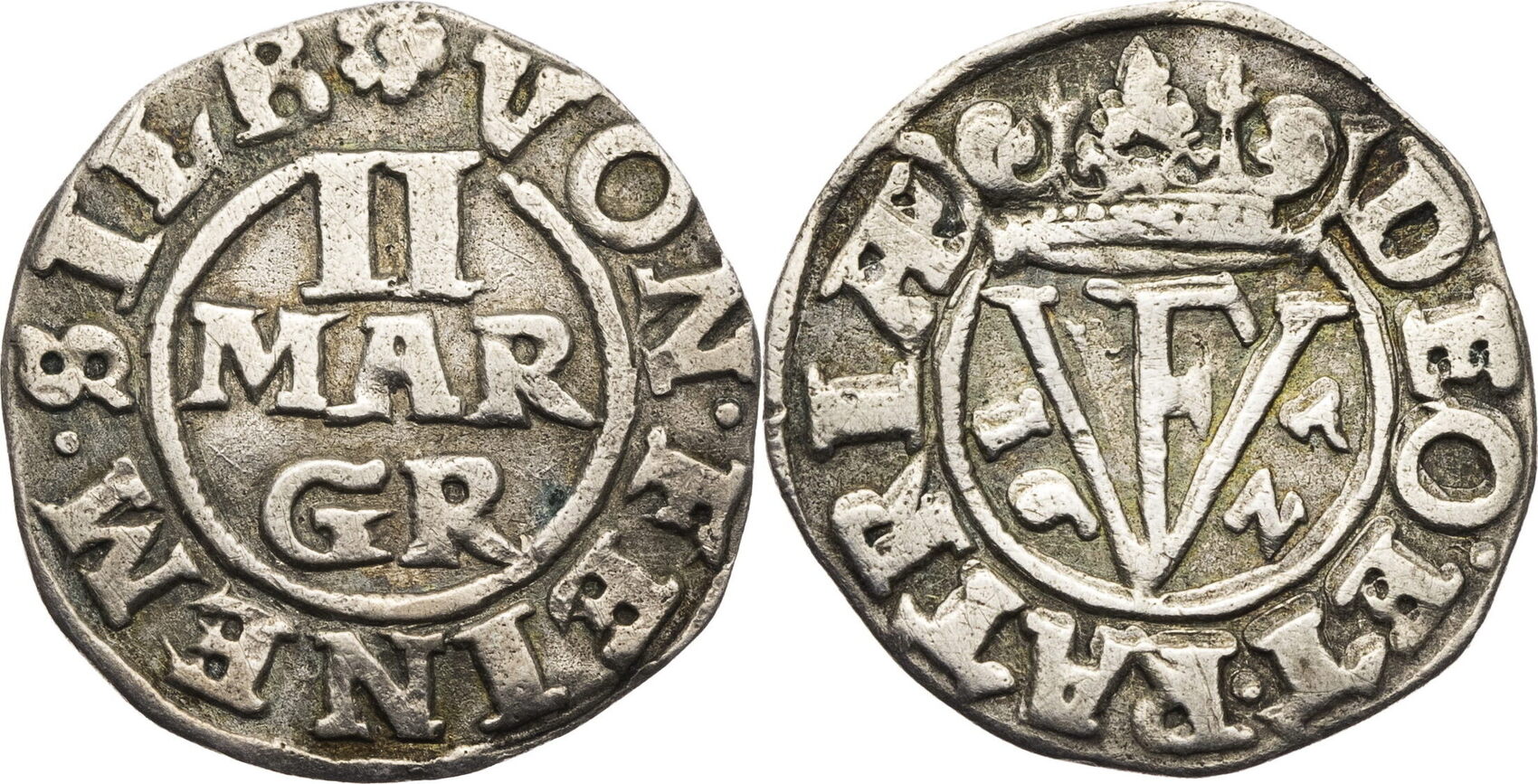 Braunschweig-Wolffenbüttel 2 Mariengroschen 1627 Friedrich Ulrich (1613 ...