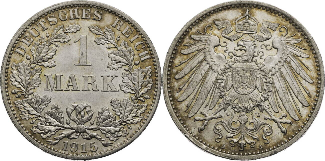 Kaiserreich 1 Mark 1915 A Kursmünze (1891-1916) ss-vz | MA-Shops