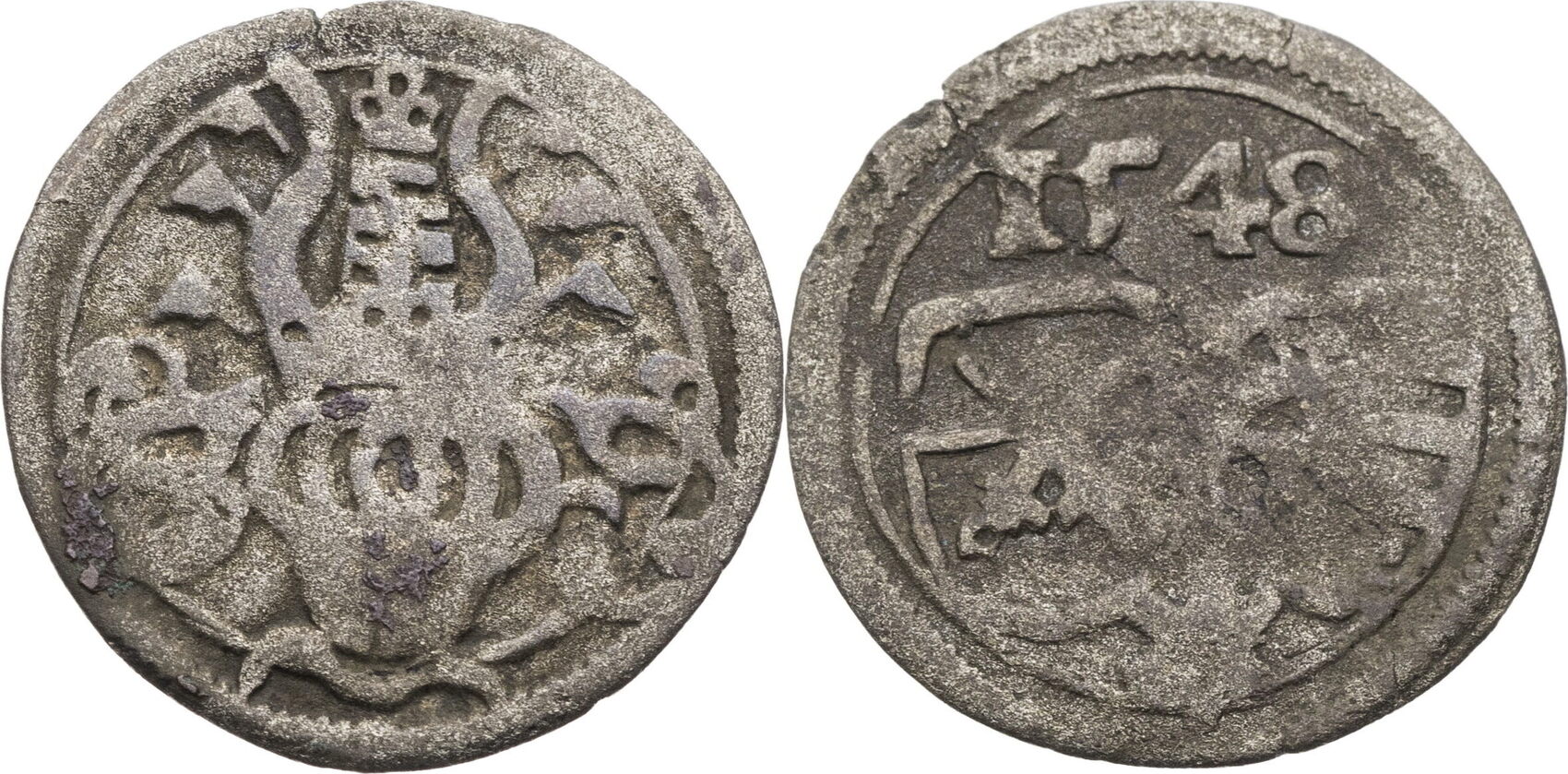 Sachsen, Albertinische Linie Dreier 1548 Moritz (1547-1553) s-ss | MA-Shops