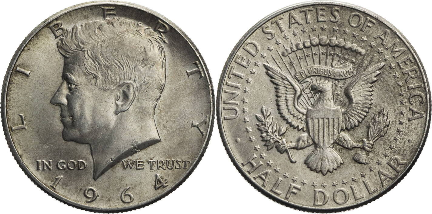 USA 1964 Half Dollar Kennedy ss-vz | MA-Shops