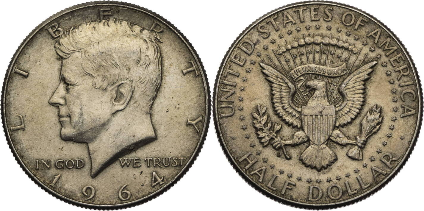 USA 1964 Half Dollar Kennedy ss-vz | MA-Shops