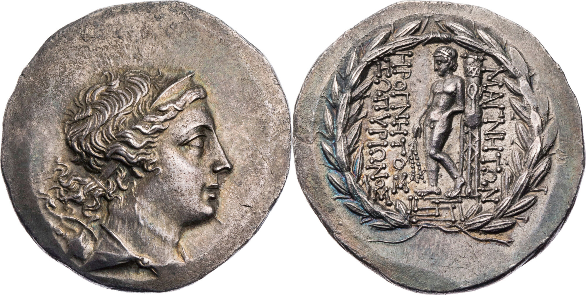 Ionien Tetradrachme ca. 155-145 v. Chr. Magnesia am Mäander, Büste der ...