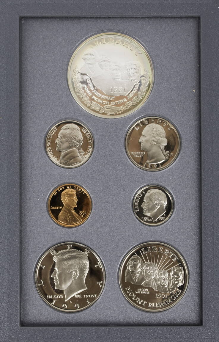 USA 2,41 Dollar 1991 S Prestige Set PP | MA-Shops