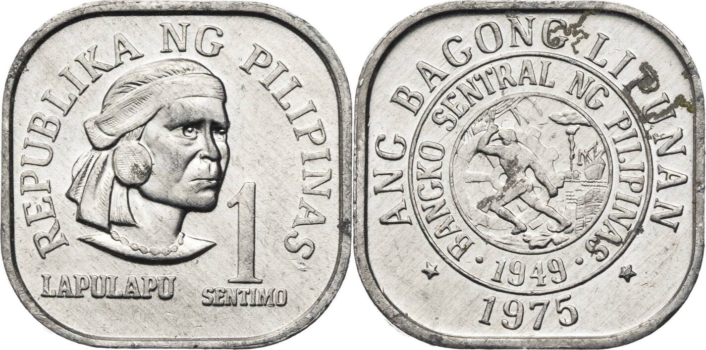 Philippinen 1 Sentimo 1975 Kursmünze (1975-1978) ss-vz | MA-Shops