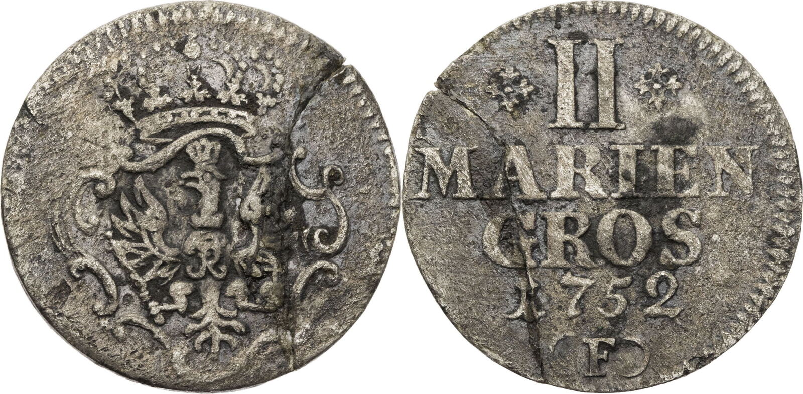 Preussen, Königreich 2 Mariengroschen 1752 F Friedrich II. (1740-1786 ...