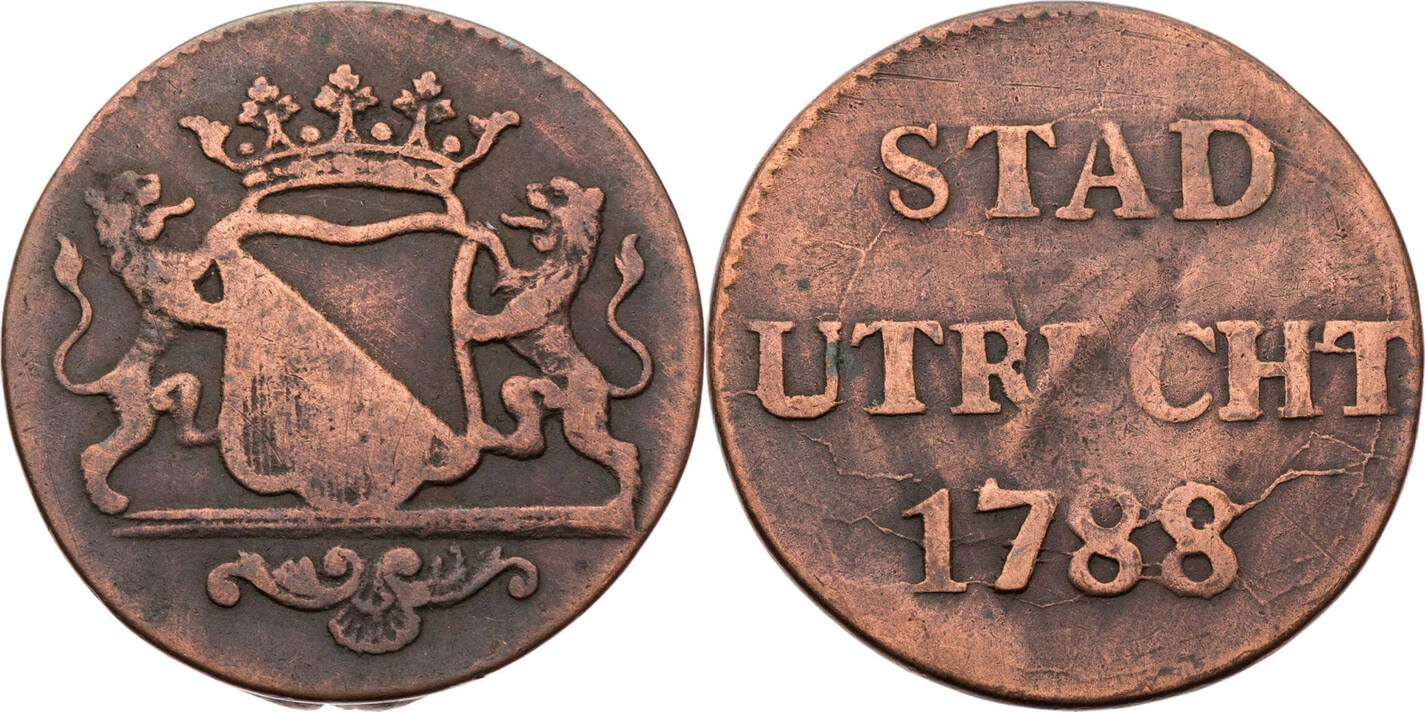 1 Duit 1788 Stad Utrecht ss | MA-Shops