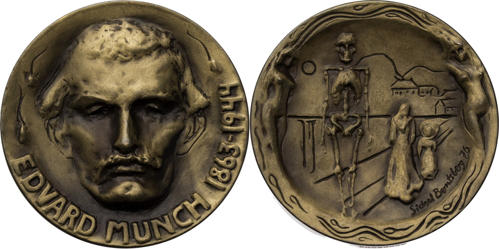 Norwegen Medaille 1976 Edvard Munch (1863-1944) ss | MA-Shops