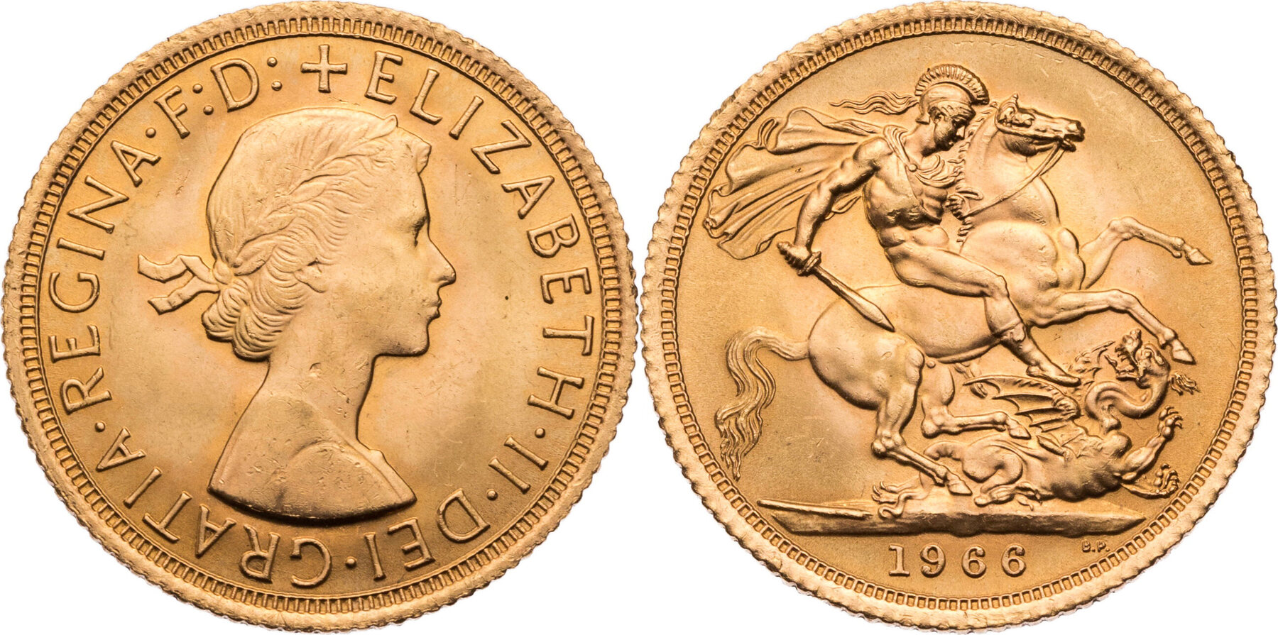 Großbritannien 1 Sovereign 1966 Elizabeth II. vz | MA-Shops