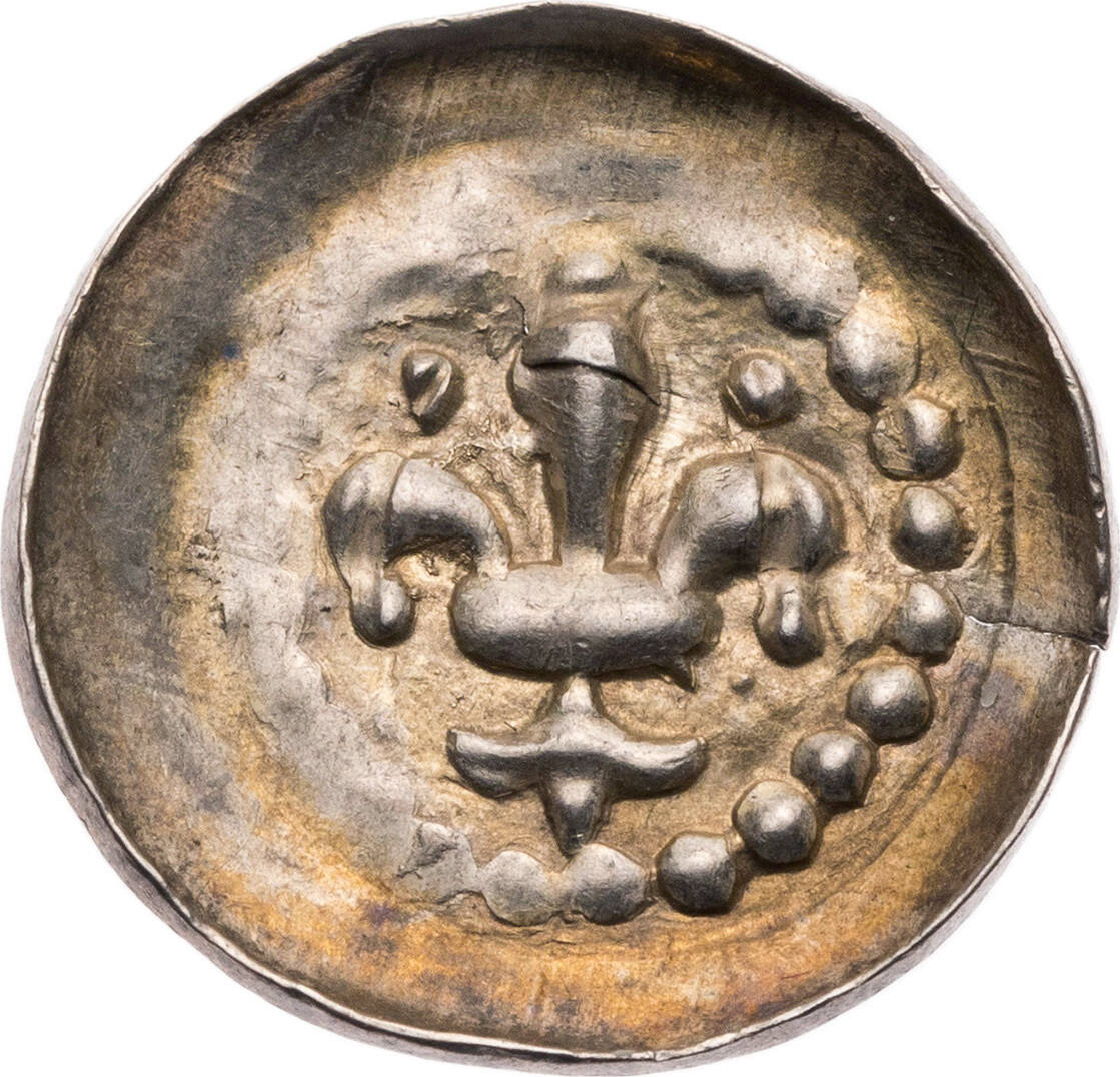 Straßburg 14. Jh. Einseitiger Lilienpfennig ss | MA-Shops