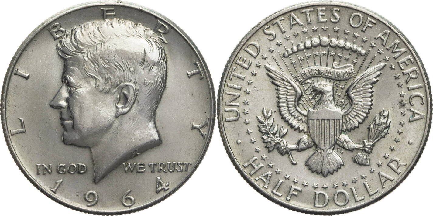 USA 1964 Half Dollar Kennedy ss-vz | MA-Shops