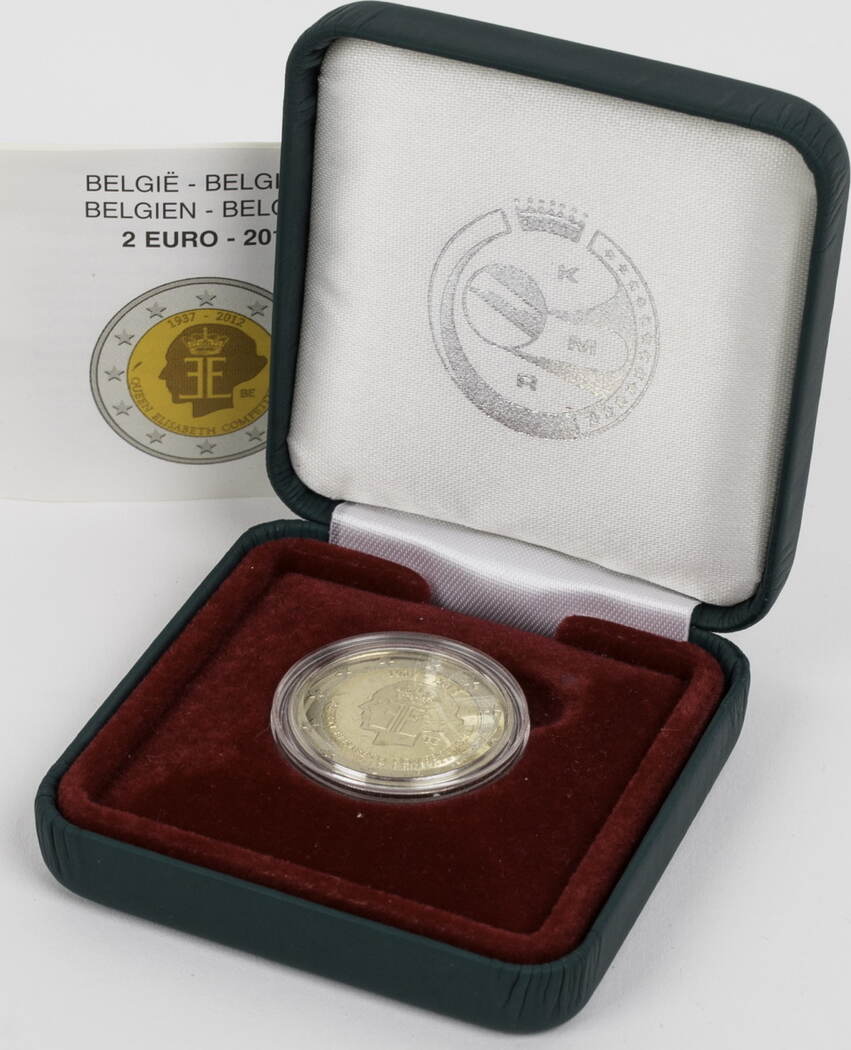 Belgien 2 Euro 2012 75 Jahre Queen Elizabeth Music Competition st ...