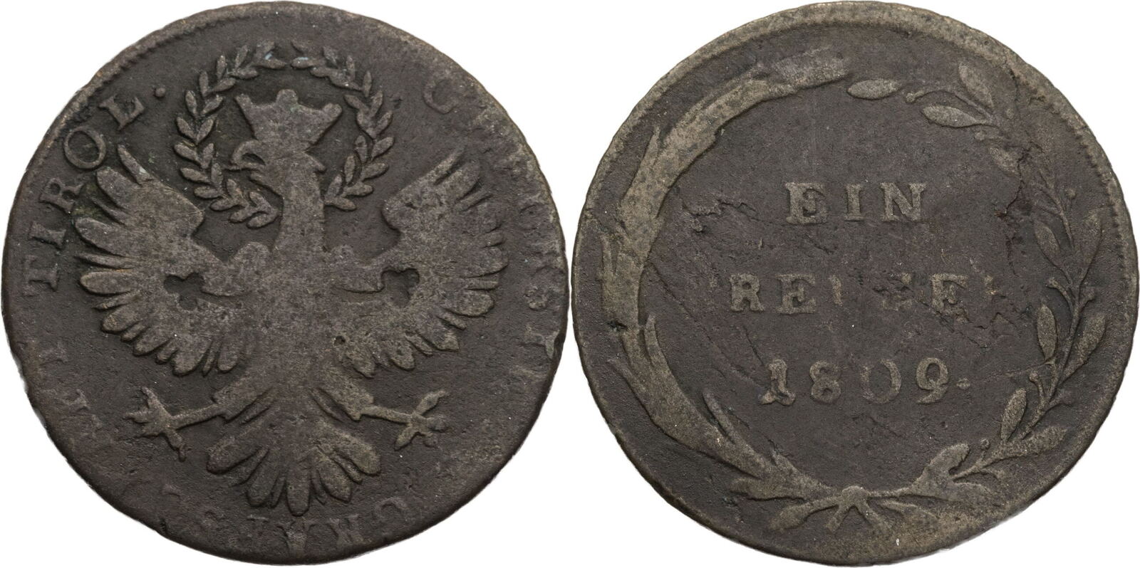 Tirol 1 Kreuzer 1809 Andreas Hofer (1809-1810) - Hall schön | MA-Shops