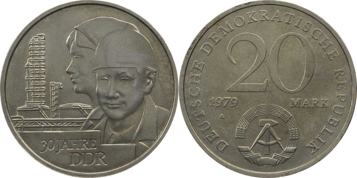20 Mark 1979 30 Jahre DDR ss-vz | MA-Shops