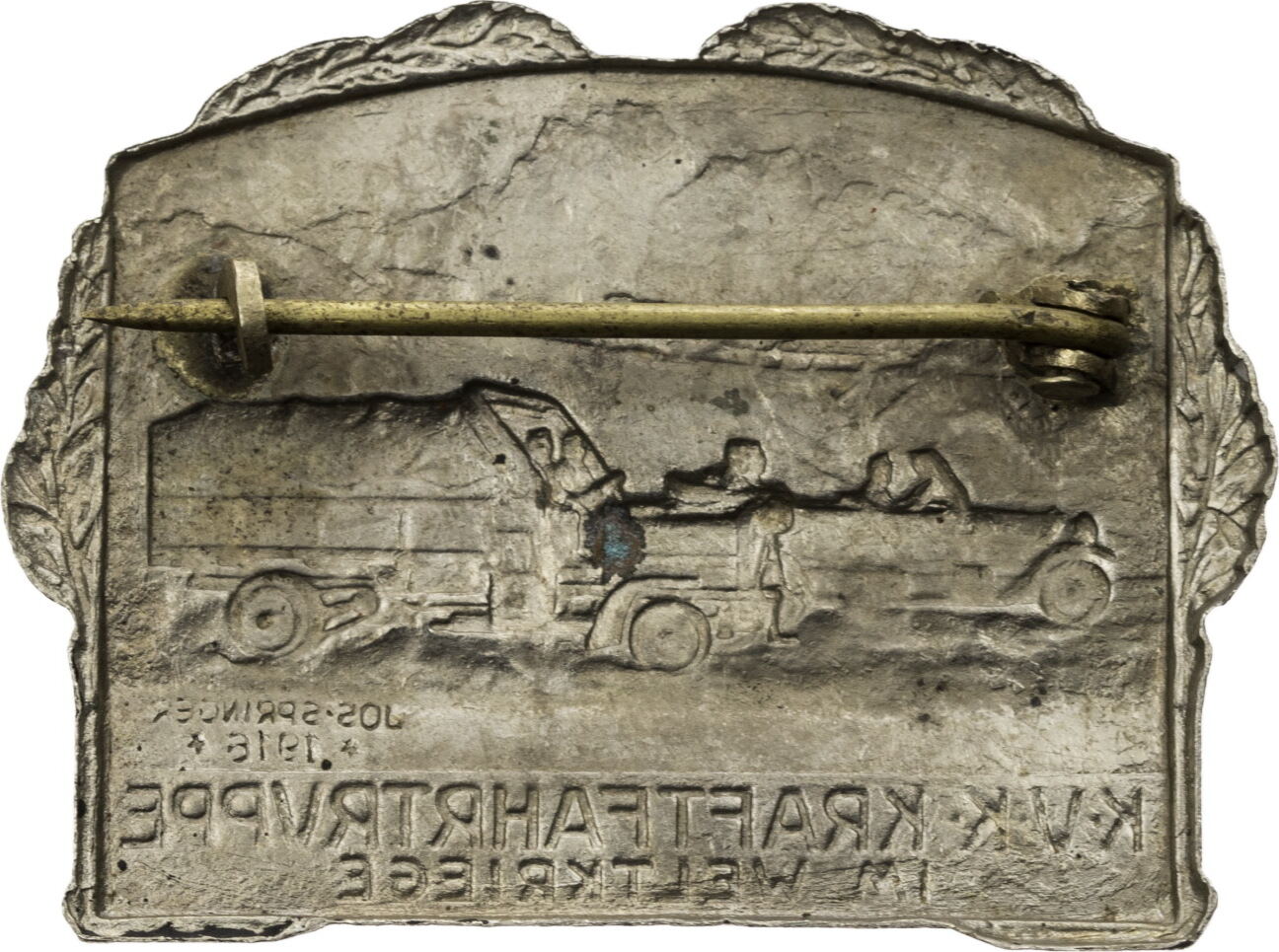 Österreich, Kaiserreich Abzeichen 1916 K.u.K. Kraftfahrtruppe im ...