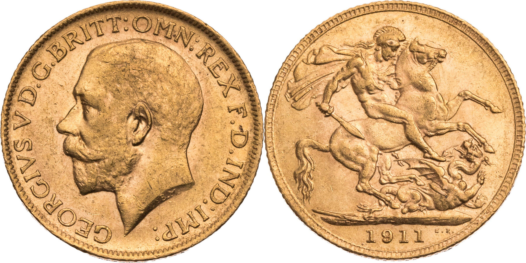 Australien 1 Sovereign 1911 P George V. (1910-1936) - Kursmünze (1911 ...