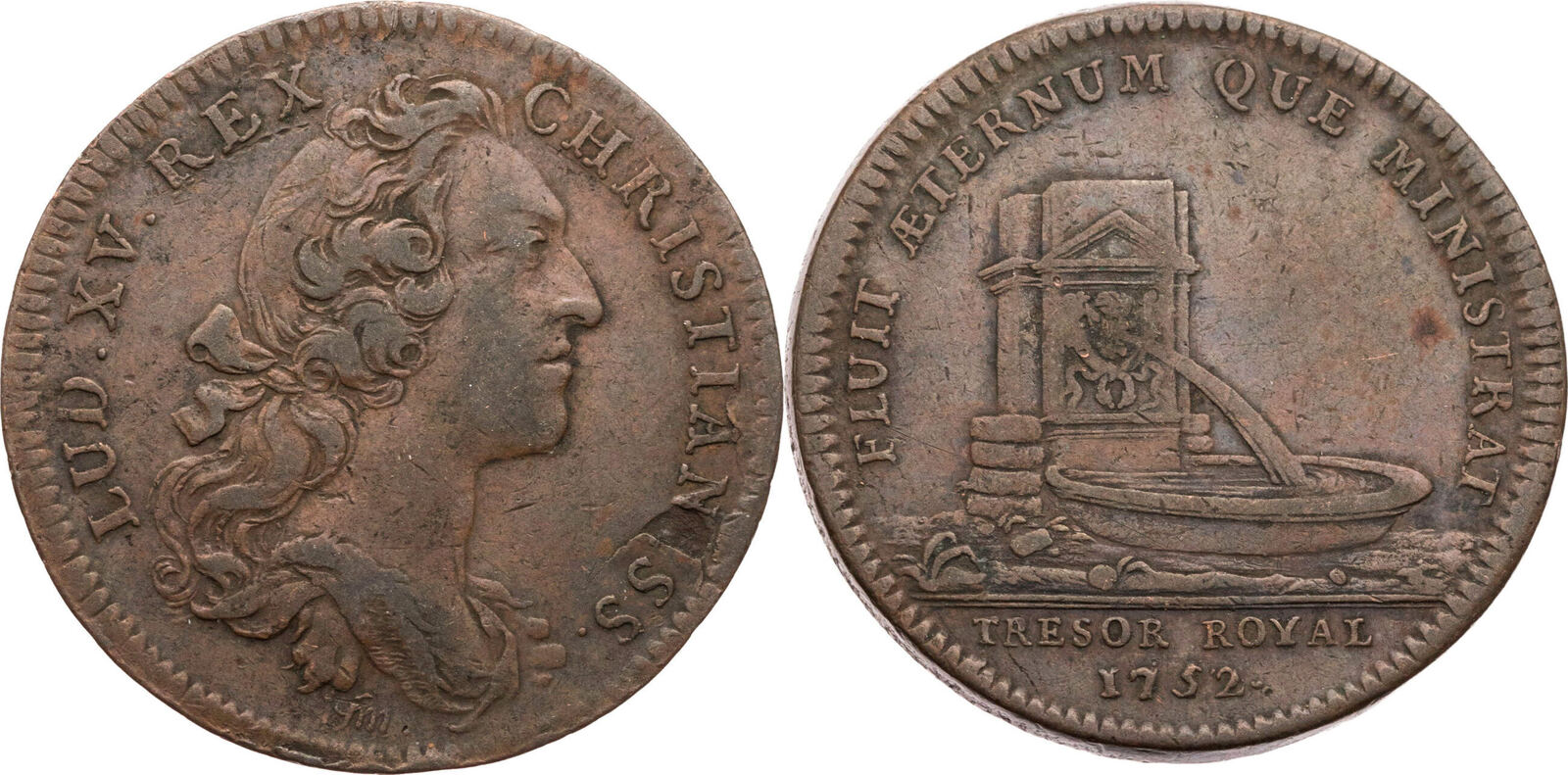 Frankreich, Königreich Token 1752 Ludwig XV. (1715-1774) ss | MA-Shops