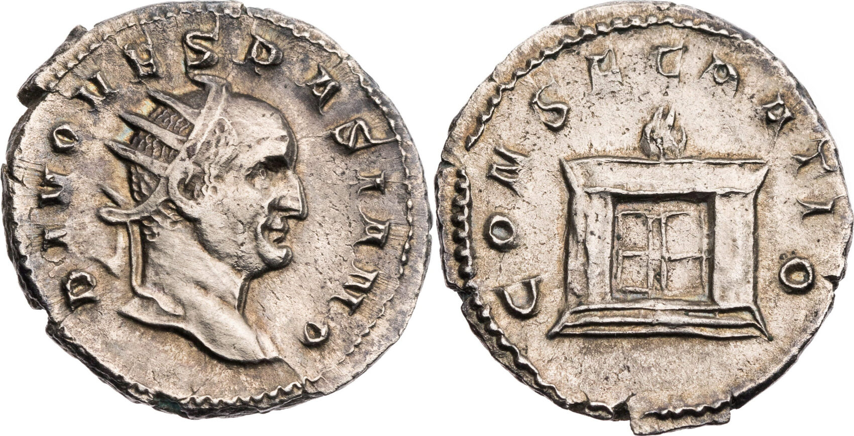 Römische Kaiserzeit Antoninian 250/251 n. Chr. Traianus Decius für ...