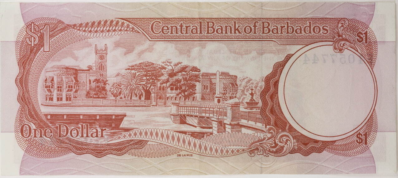 Barbados 1 Dollar o.J. (1973) Banknote - Samuel Jackman Prescod II | MA ...