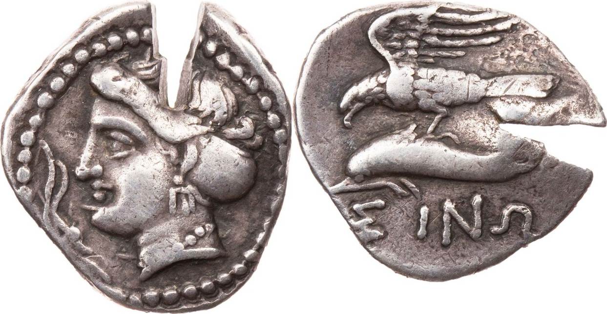 Paphlagonien Drachme 330-300 v. Chr. Sinope, Nymphenkopf / Seeadler auf ...