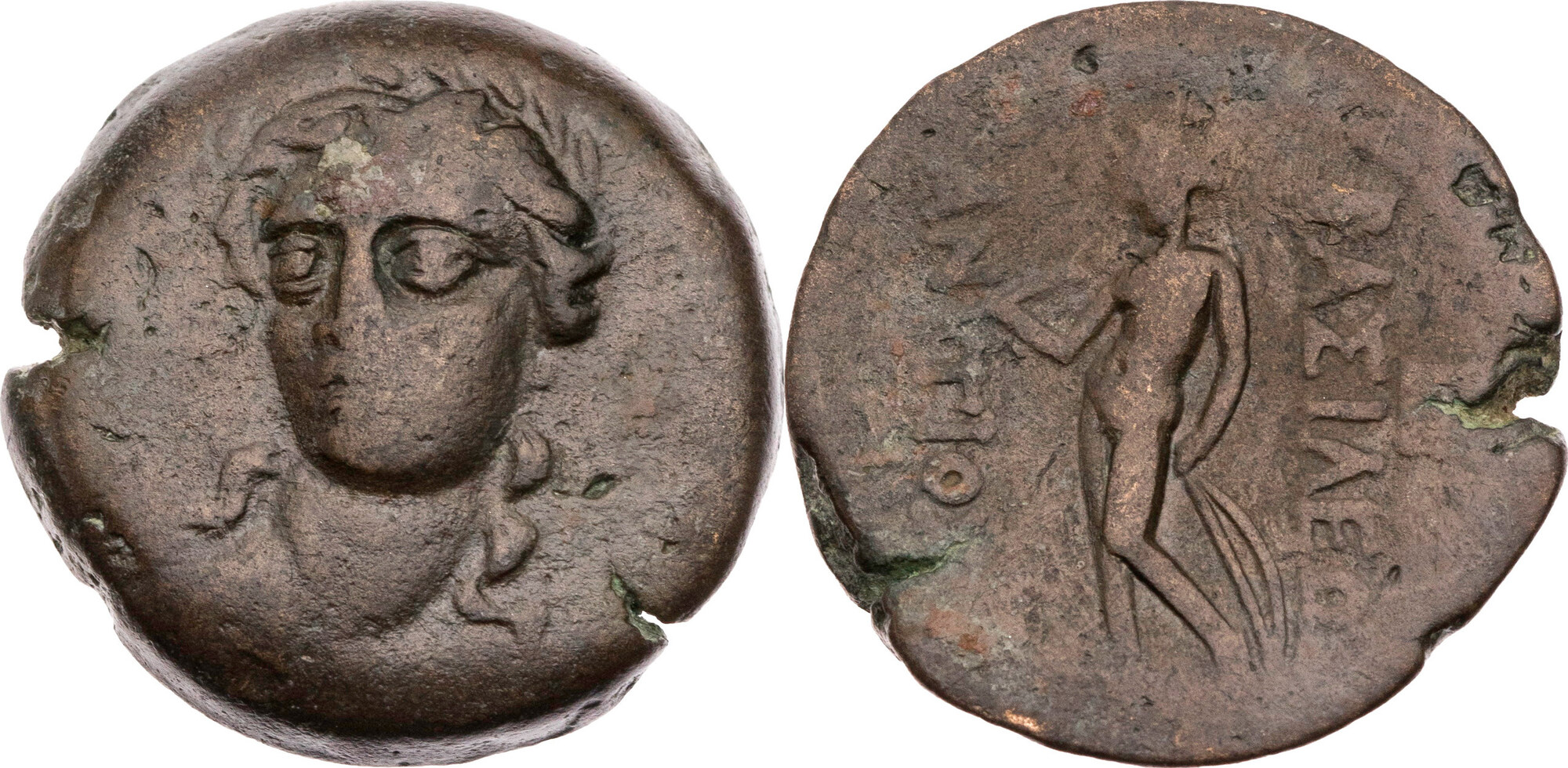 Syrien, Königreich der Seleukiden AEs 220-187 v. Chr. Antiochos III ...