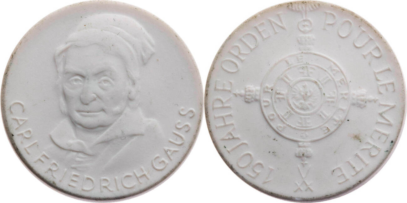 Meissen Medaille o.J. Pour le Merite - Friedrich Gauss ss | MA-Shops