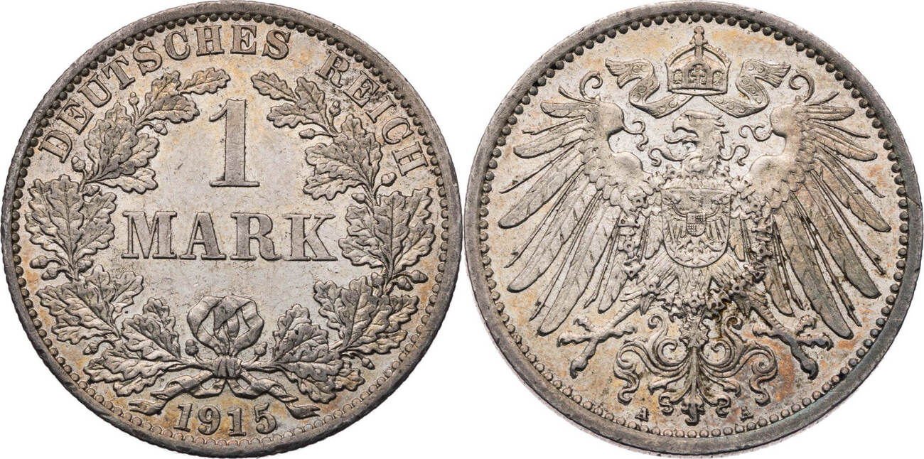 Kaiserreich 1 Mark 1915 A Kursmünze (1891-1916) ss-vz | MA-Shops