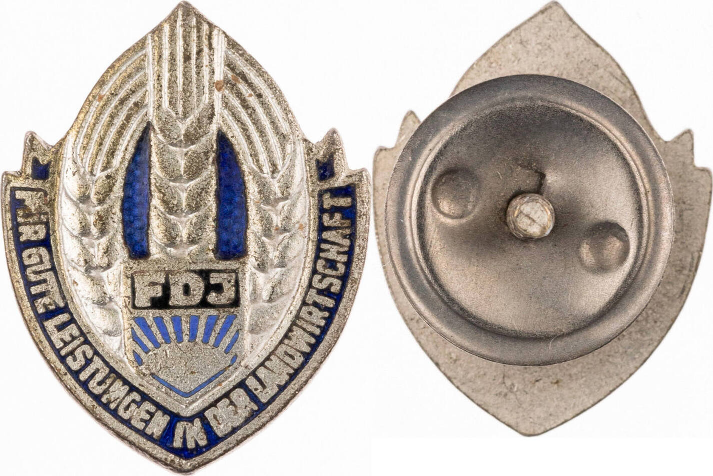 DDR Abzeichen o.J. Freie Deutsche Jugend (FDJ) - Für gute Leistungen in ...