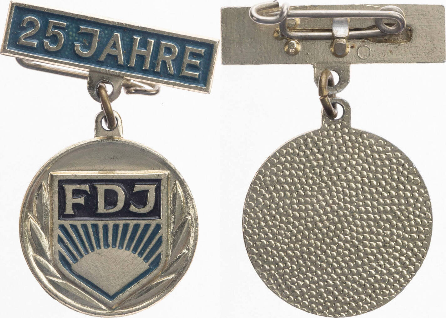 DDR Abzeichen o.J. Freie Deutsche Jugend (FDJ) - 25 Jahre vz | MA-Shops