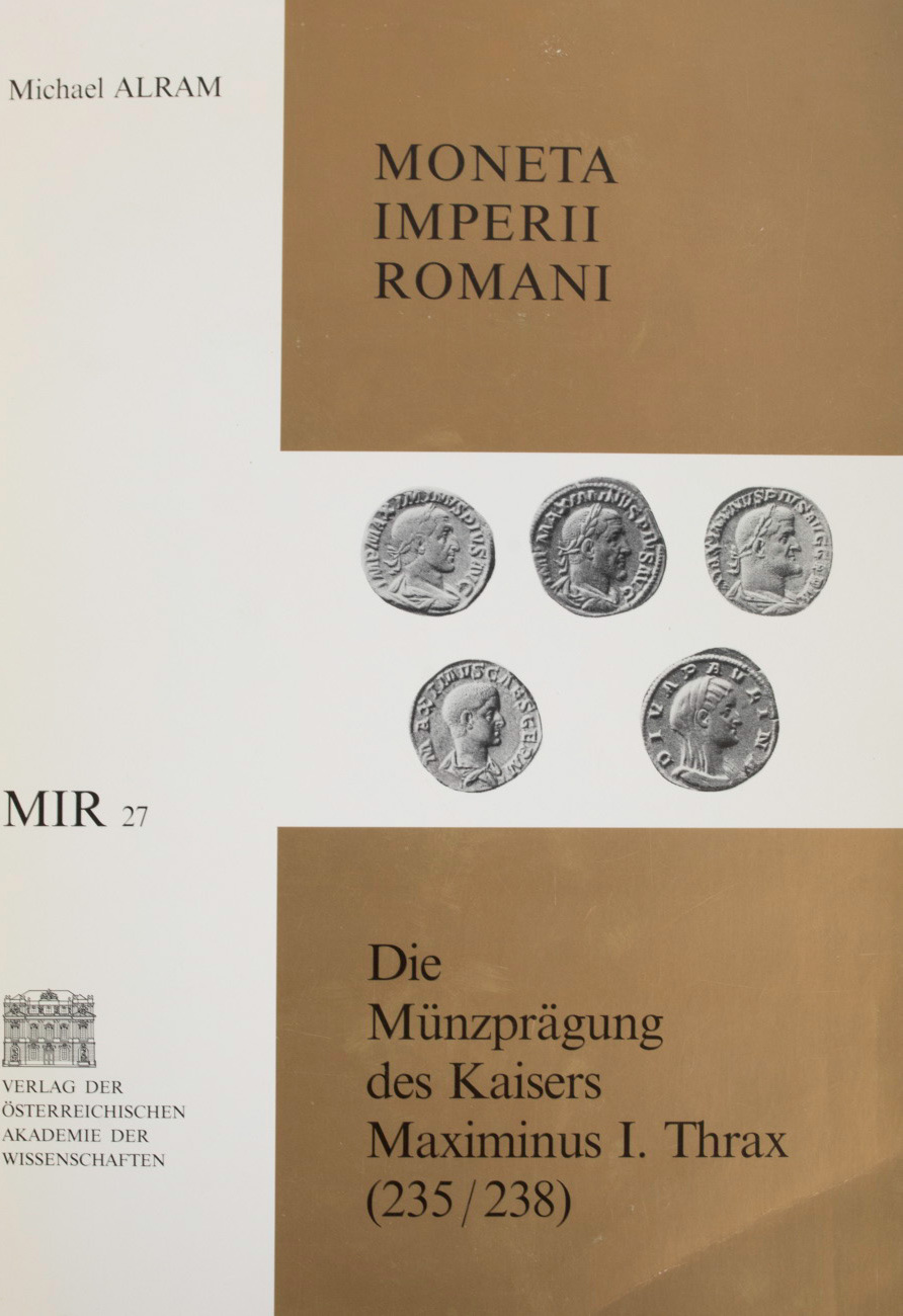 Wien Literatur 1989 Michael Alram: Die Münzprägung des Kaisers ...