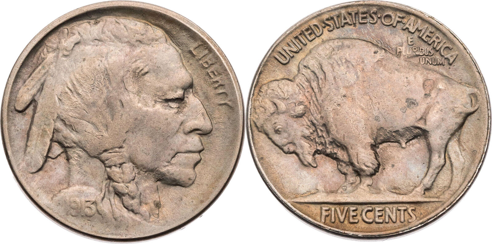 USA 5 Cents 1913 Buffalo Nickel - Kursmünze (1913-1938) ss-vz | MA-Shops