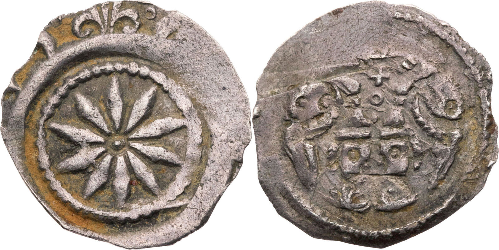 Nürnberg Pfennig Friedrich II. von Hohenstaufen (1212-1250) ss ...