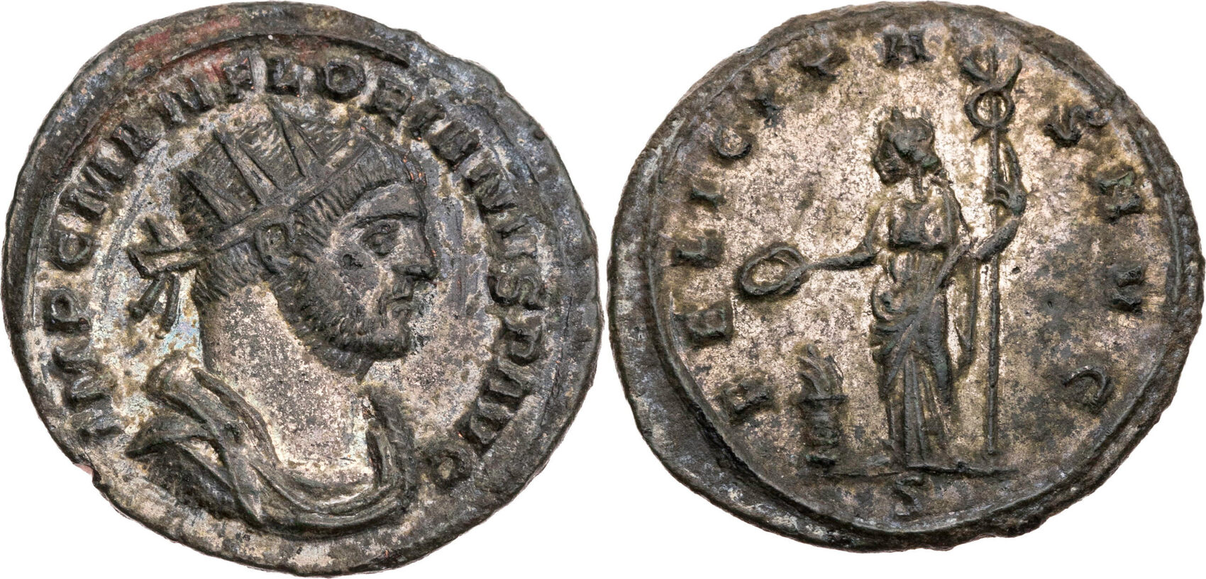 Römische Kaiserzeit Antoninian 276 n. Chr. Florianus, Siscia, Büste ...