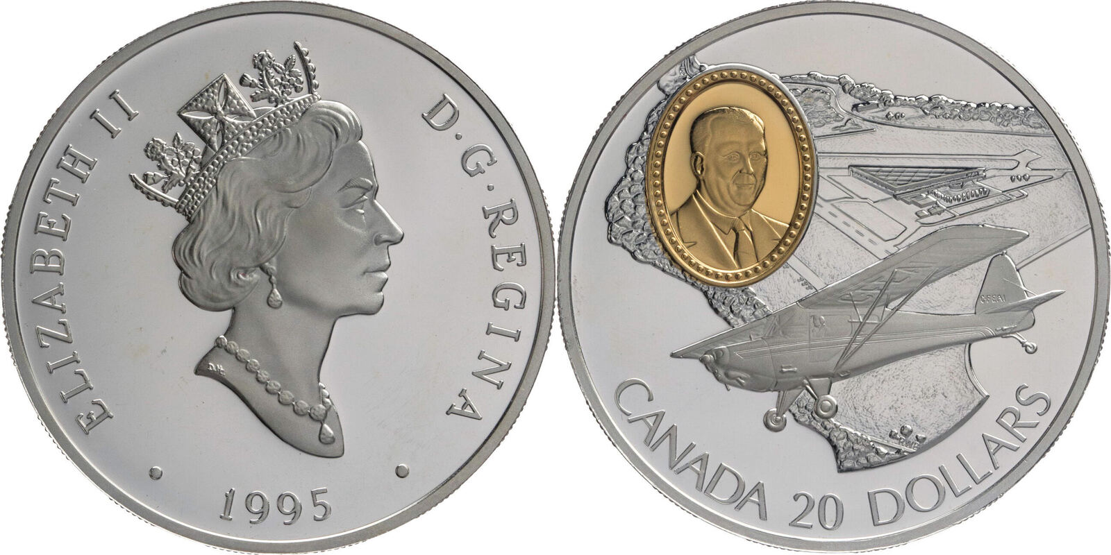 Kanada 20 Dollars 1995 Elisabeth II. (1952-2022) - Canadian Aviation ...