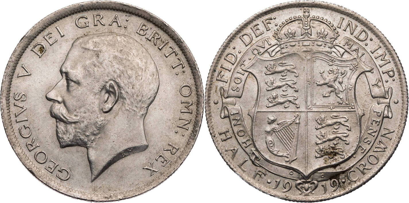 Großbritannien Half Crown 1919 George V. (1910-1936) - Kursmünze (1911 ...