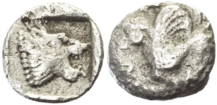 Troas-Assos, Obol, um 450 v.Chr. sehr schön | MA-Shops