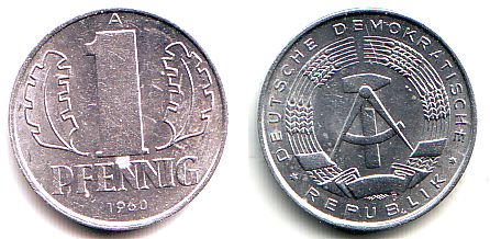 DDR 1960 A 1 Pfennig st | MA-Shops