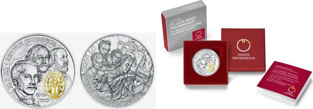 Österreich 20 Euro 2017 175 Jahre Wiener Philharmoniker PP mit Box ...