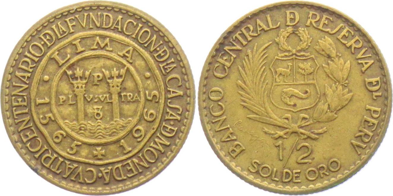 Peru 1965 1/2 Sol de Oro unc. | MA-Shops