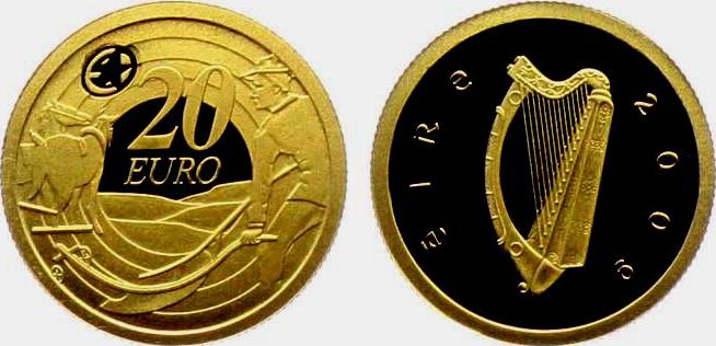 Irland 20 Euro 2009 Banknote PP mit Box + Echtheitszertifikat | MA-Shops