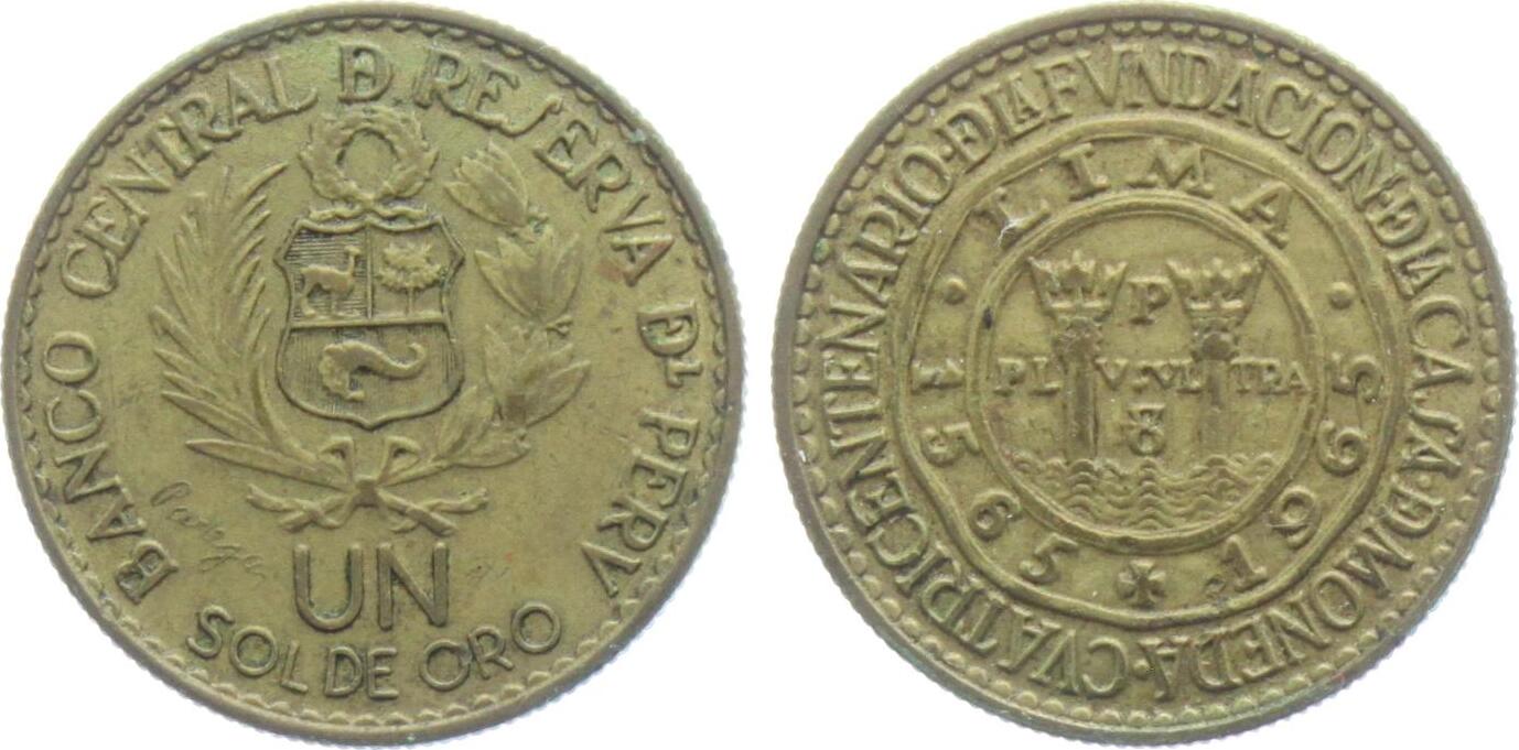 Peru 1965 1 Sol de Oro ss | MA-Shops