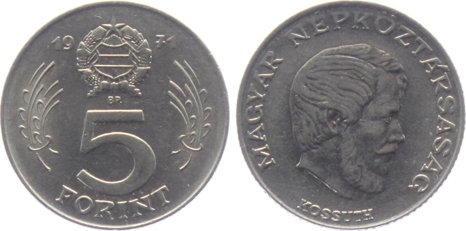 Ungarn 1971 5 Forint BP | MA-Shops