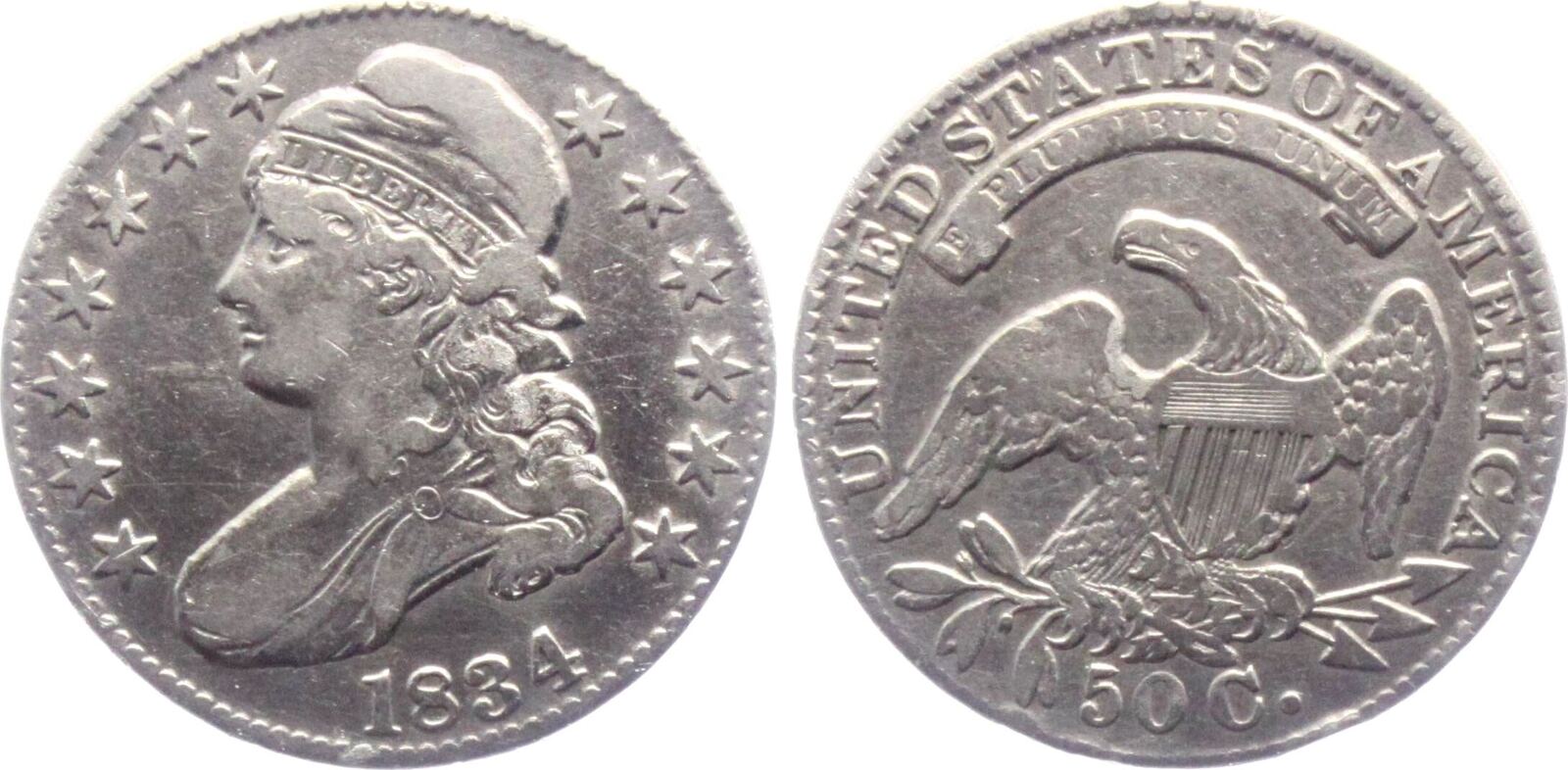 USA 50 Cents 1934 Half Dollar - Liberty Capped Bust ss | MA-Shops